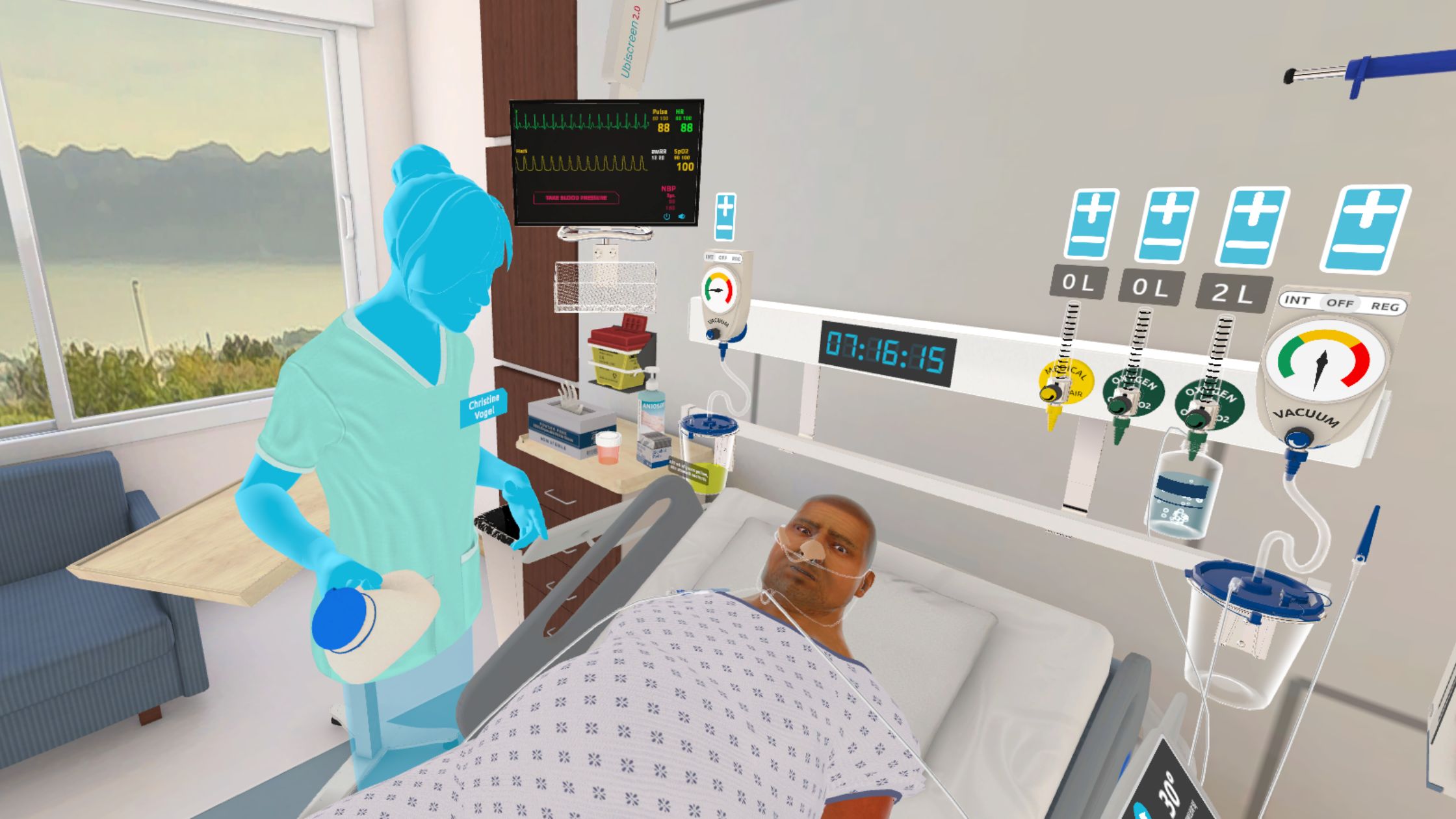 VR Nursing Simulation: Low vs. High Fidelity